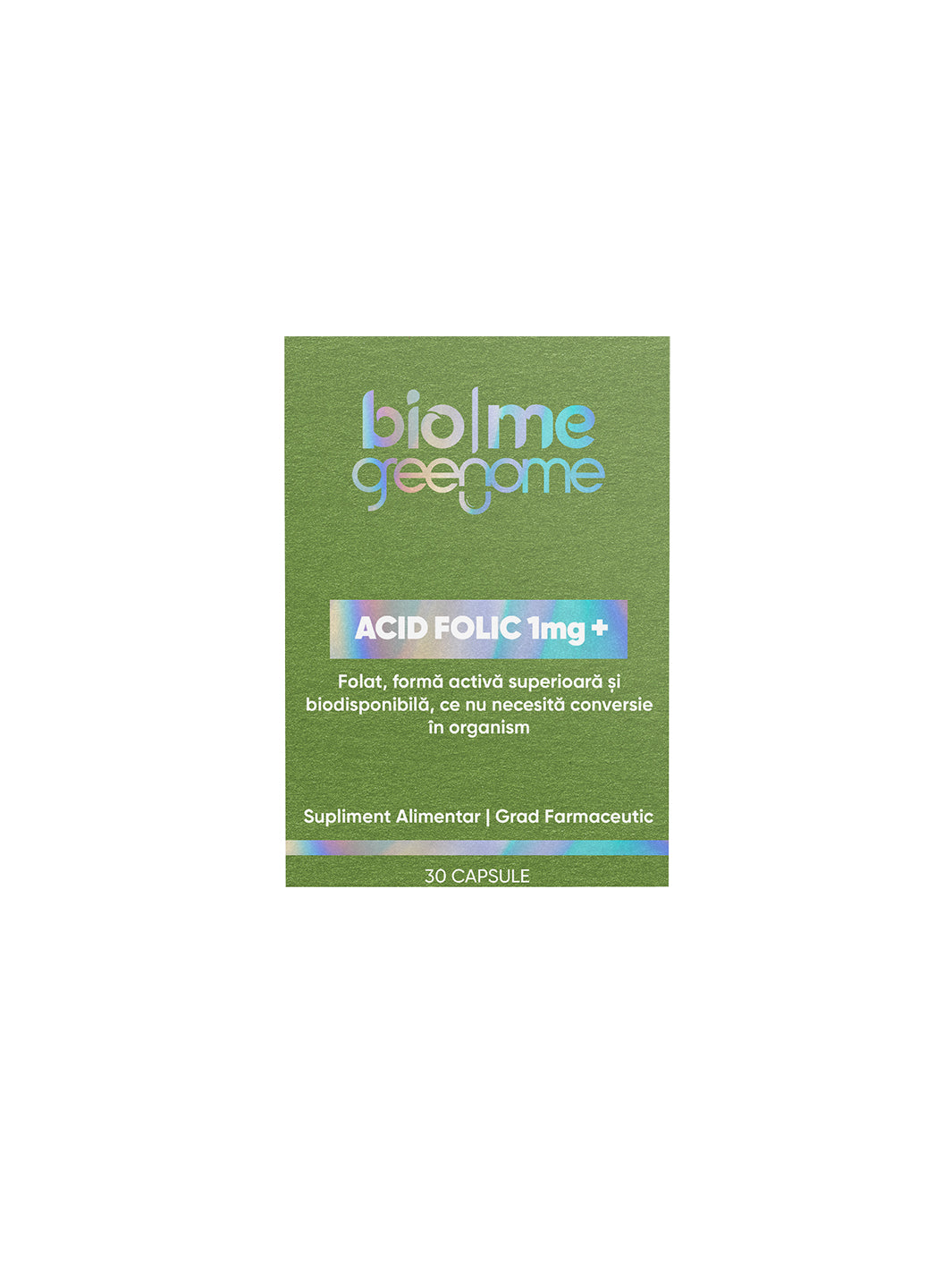 Acid Folic 1mg+, 30 capsule – bio|me